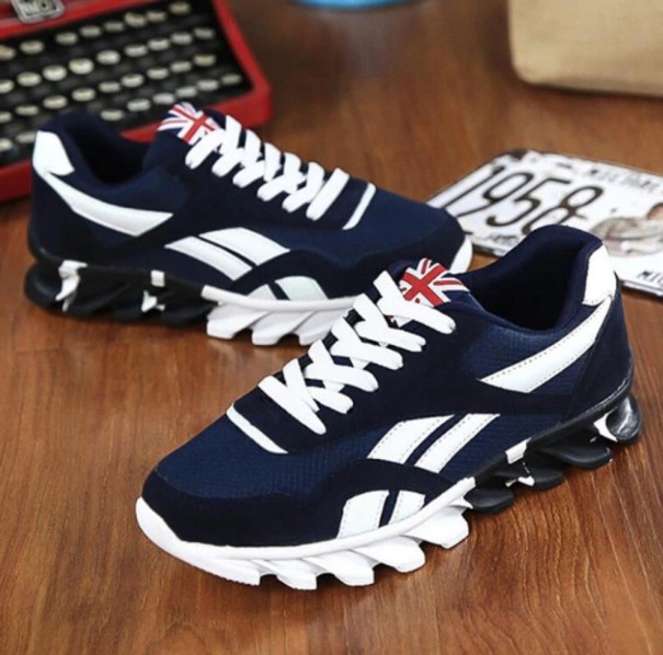Adidași pentru bărbați cu steagul Angliei J2194 albastru inchis 43 ...