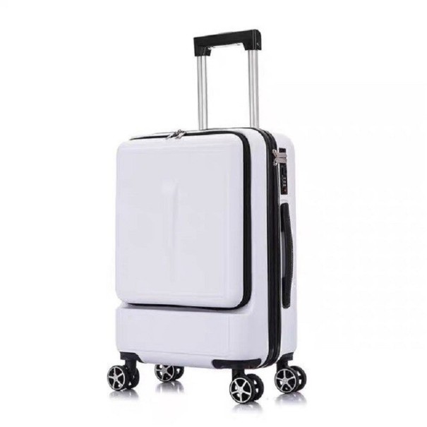 Bőrönd T1160 fehér M | Lunzo.hu