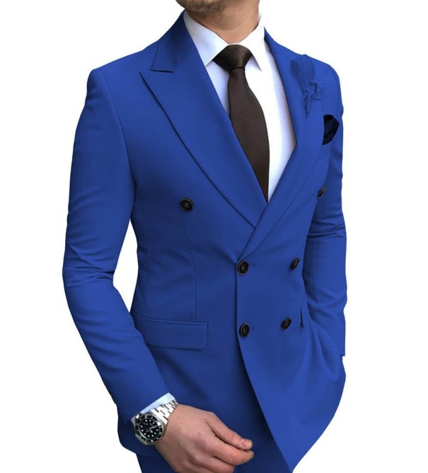 Herren-Sakko A2644 blau XL | Lunzo.de