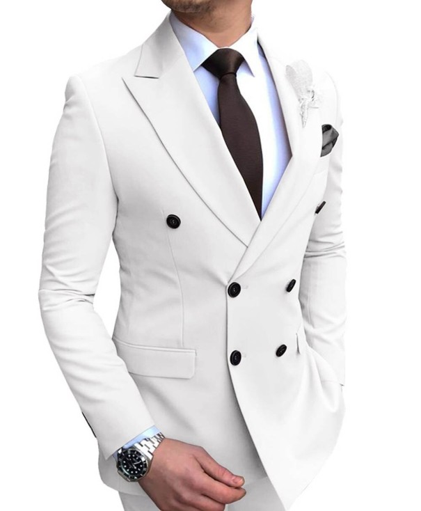 Herren-Sakko A2644 weiß M | Lunzo.de