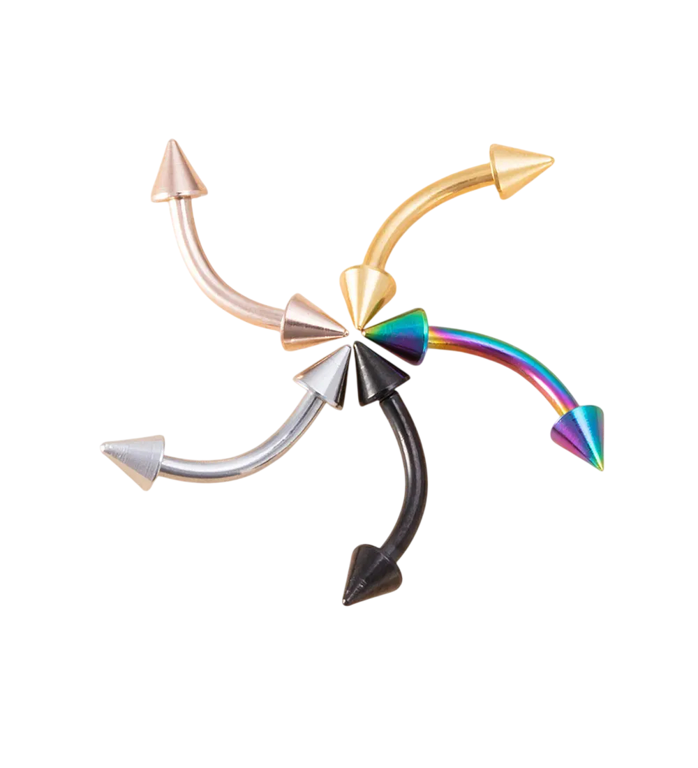 40 ks piercing z chirurgické oceli 10 mm Univerzální piercingy do ucha ...