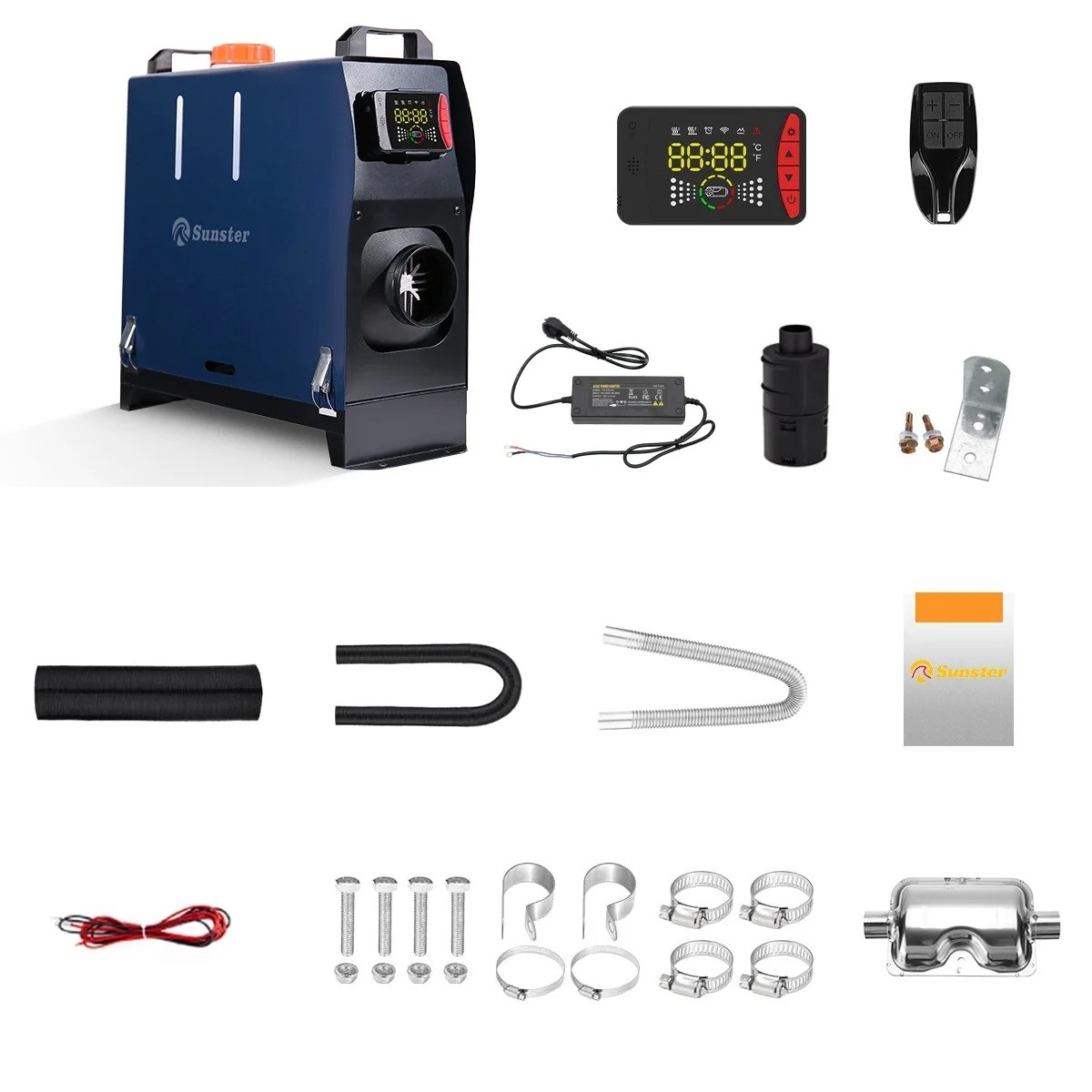 Dieselilmahu heater 420 mm x 410 mm x 155 mm Kannettava lämmitin ...