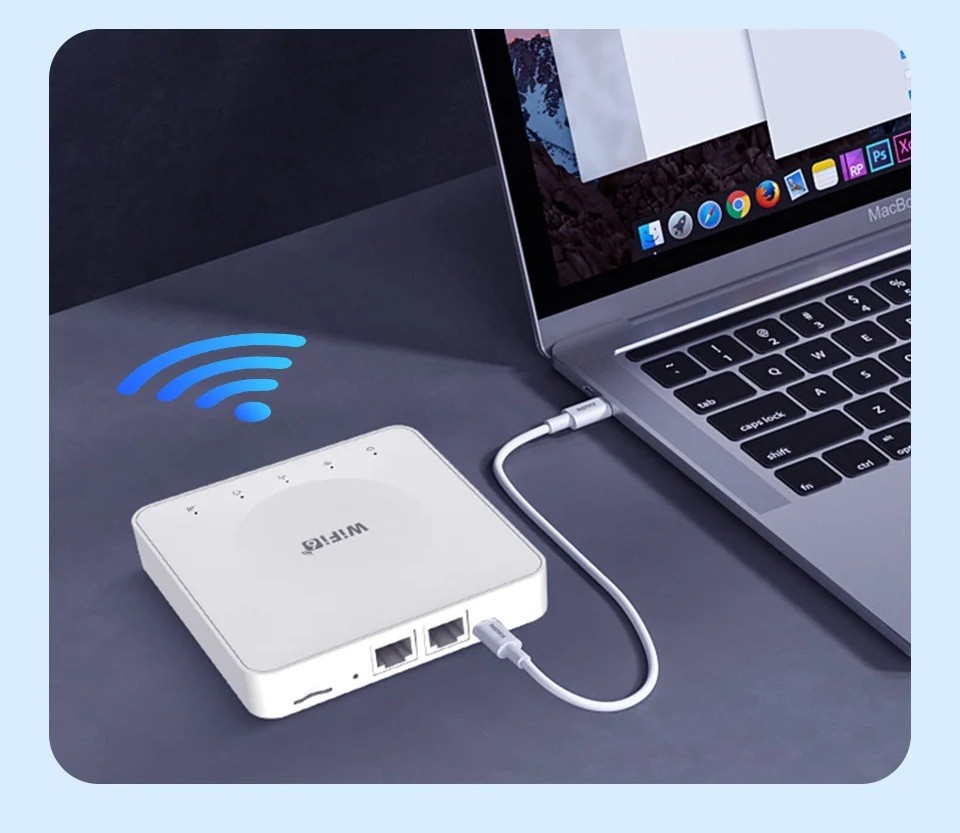 Hordozható Wi-Fi router SIM kártyahellyel Mobilinternet otthonra és ...