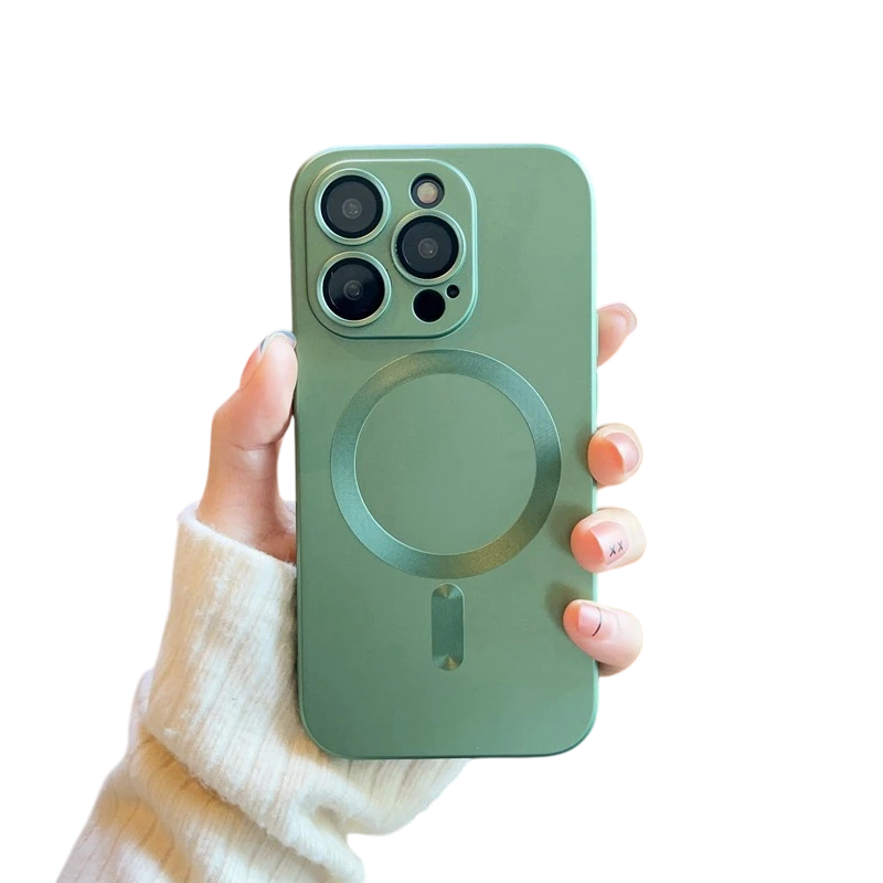 Luxusos vezeték nélküli töltőtok iPhone 17 Pro Max számára Mágneses ...