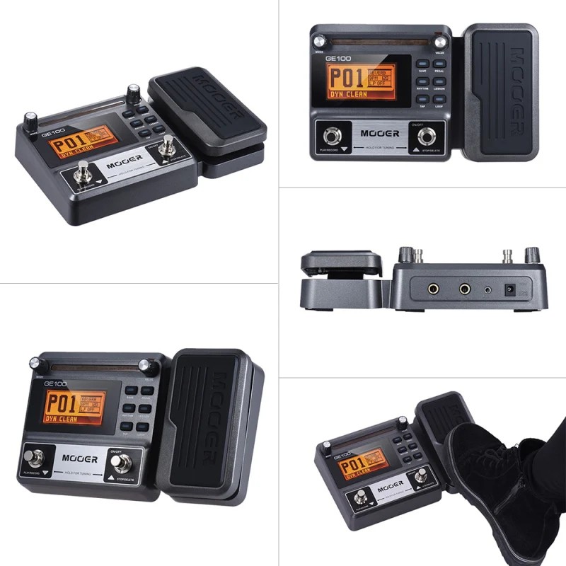 MOOER GE100 Procesor multifuncțional de efecte pentru chitară cu ...