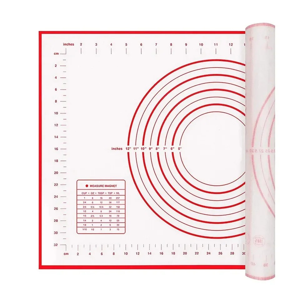 Silikon sütőlap 60 x 80 cm Konyhai sütőlap tészta gyúrására ...